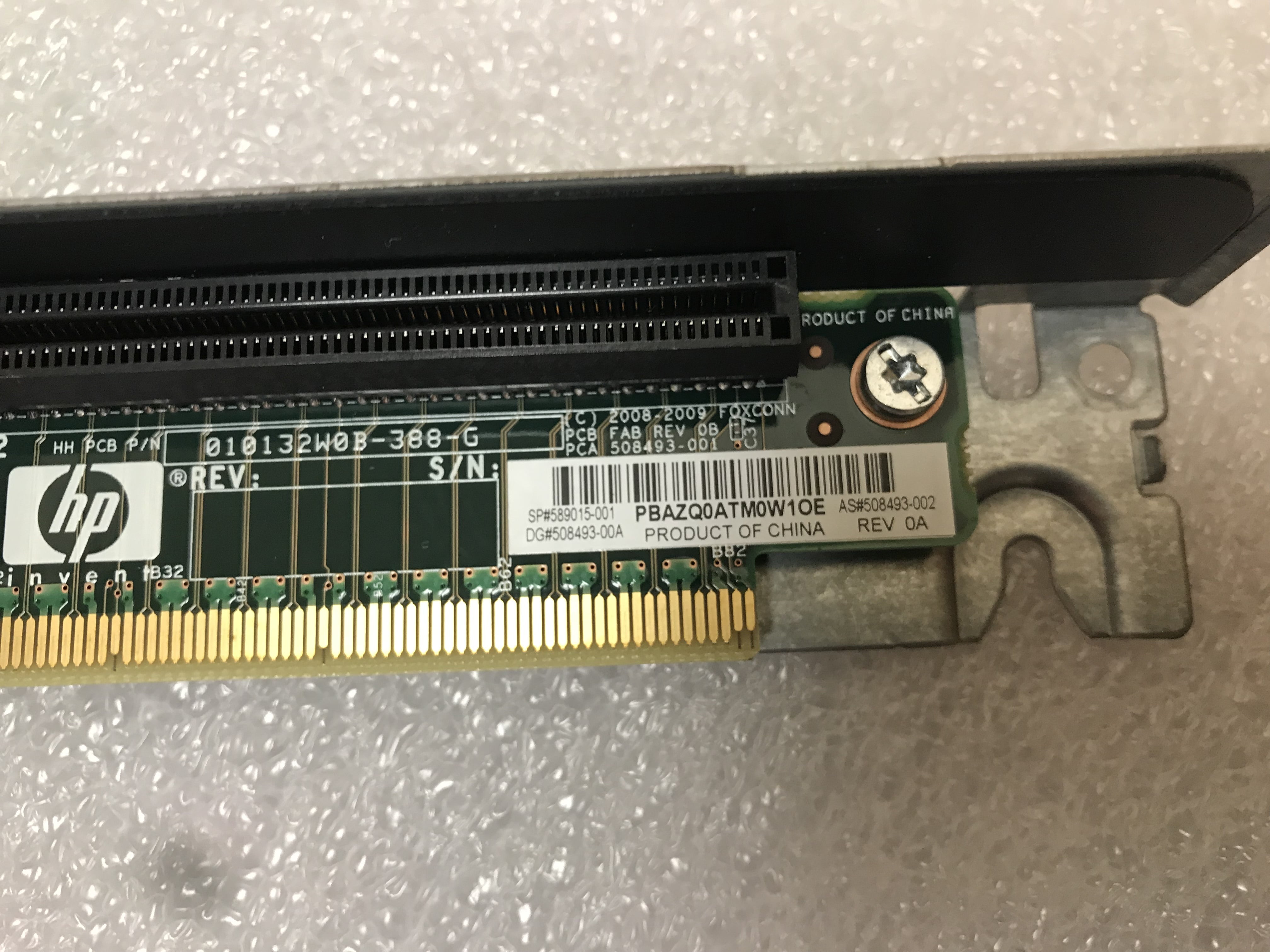 589015-001 HP PCI-E RISER CARD FOR DL170E G6 SE170 - Walmart.com