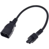Toptekits C14 to C5 Power Plug Cable,IEC 320 C14 Male to C5 Female ...
