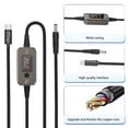 Flexible Voltages USB C DC5521 Adapter Cable Cord 8 Interchangeable ...