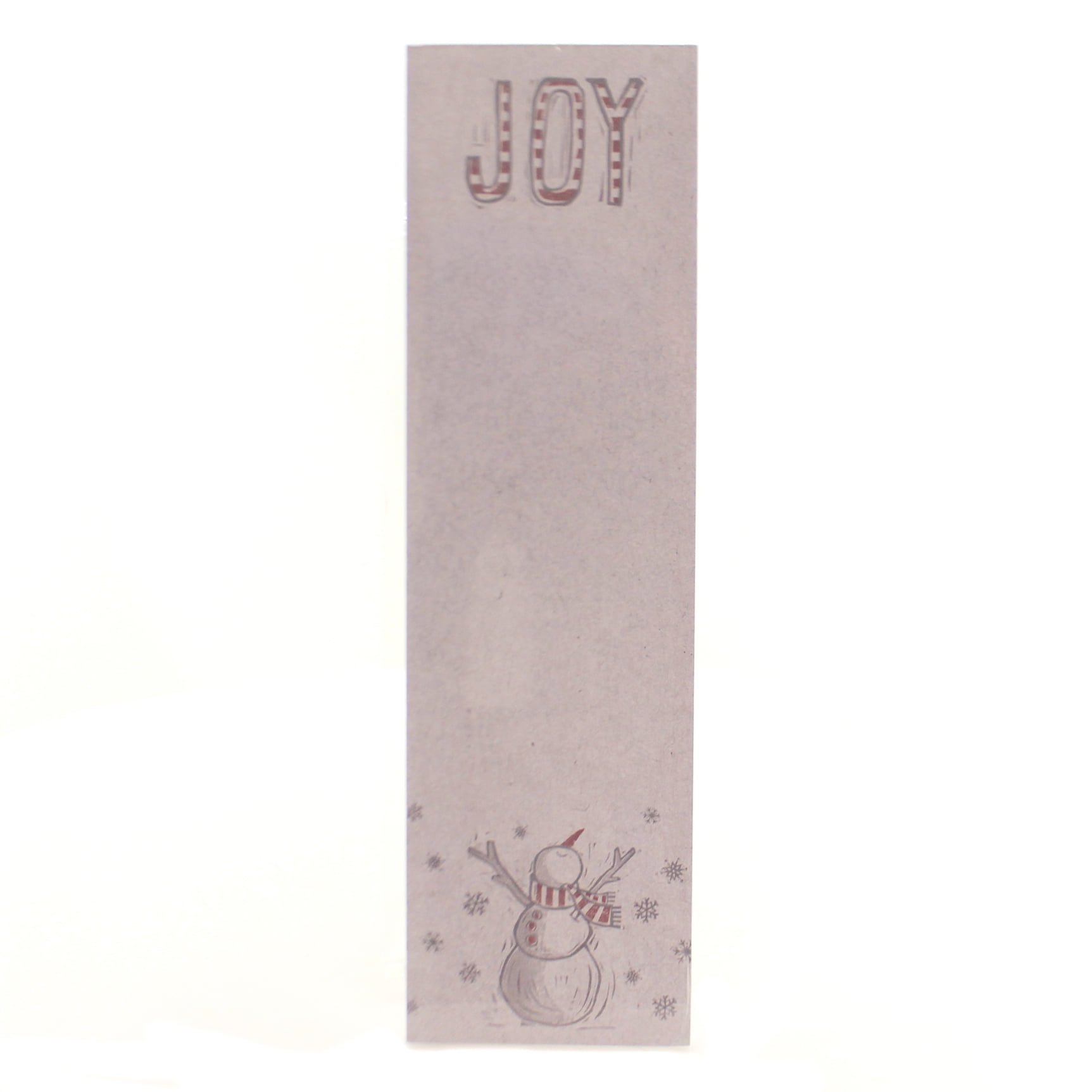 Christmas JOY SNOWMAN LIST NOTEPAD Paper Peppermint 36719 - Walmart.com ...