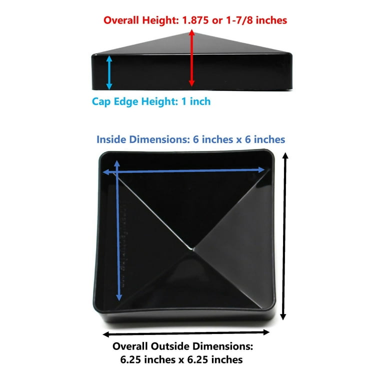 Vinyl Fence Post Caps 6x6 5X5 Haven Style Vinyl Post Cap For Vinyl