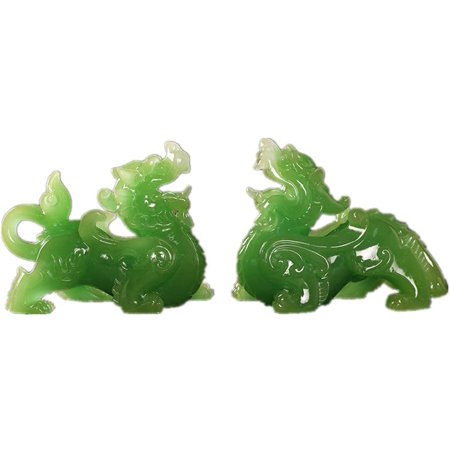 Prime Three Eye Pi Xiu Statue Resin Pi Yao Figure Attract Wealth and ...