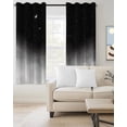 Black Night Stars Blackout Curtains for Bedroom/Living Room, Thermal ...