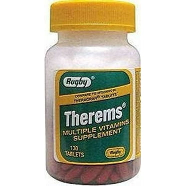 Rugby Therems-M Vitamin Supplement Tablets, 130 Count - Walmart.com