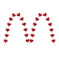 CuiLiyq Valentines Day Love Heart Banner, 3 Pack Red Felt Love Heart ...
