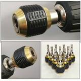 2 Pcs Hexagonal Electric Drill Connector Socket Receptacle Outlet ...