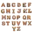 Coollooc Christmas 26 Alphabet Letters Hanging Ornaments for Xmas Tree ...