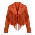 APEXFWDT Fringe Jacket For Women Spring Fall Western Cropped Jacket ...