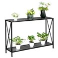 Free Shipping! Veryke Narrow Console Table, 2 Layers Sofa Table, Iron ... Free Shipping! Veryke Narrow Console Table, 2 Layers Sofa Table, Iron ...
