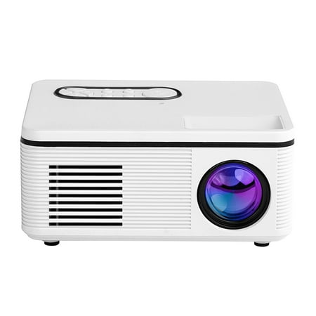 1080P Mini Projector 30 Lumen Portable LED Light USB AV Port For Office ...