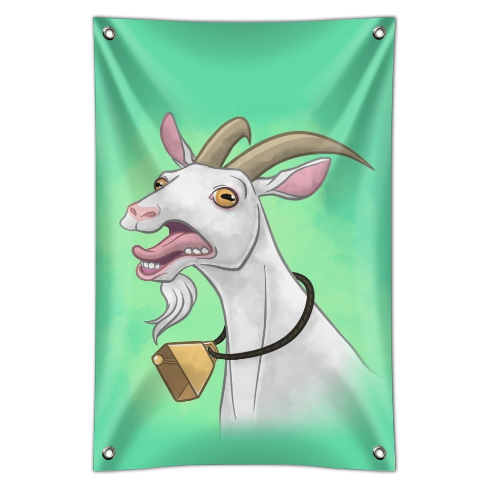 Funny Screaming Goat