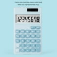 LYTiang 8-digit Mini Calculator, Solar Battery -power Desktop ...