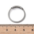5pc 304 Stainless Steel Moon Phase Finger Ring for Women Stainless ...