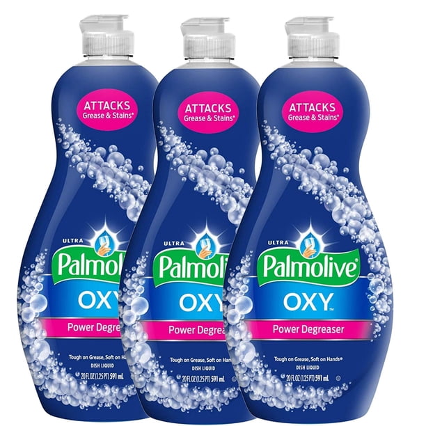Palmolive Ultra Oxy Power Degreaser Dish Soap, 60 Fluid Ounce, 3 Pack x ...