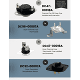 DC97-14486A Dryer Heating Element Assembly Replacement for Samsung ...