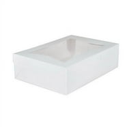 SCT Tuck-Top Bakery Boxes 19w x 14d x 4h White 50/Carton 1029 - Walmart.com