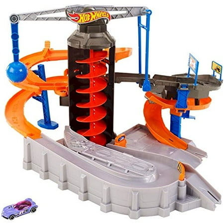 Hot Wheels Mattel Construction Zone Chaos Track Set | Walmart Canada