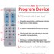 GE 2-Device Big Button Universal TV Remote Control in Silver, 69882 ...
