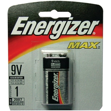 Energizer Max 522BP 9 volt Alkaline Battery 1 Battery per Package ...