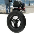 YAHHU 10 Inches / 25.4 cm Electric Wheelchair Front Caster Wheel Solid ...