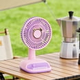 Bowayaoa USB Rechargeable Desk Fan, Adjustable Quiet Personal Cooling ...