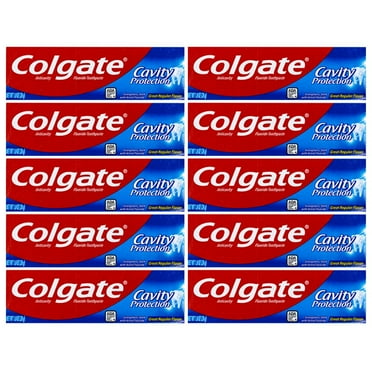 Colgate Cavity Protection Toothpaste, Fluoride Formulation, Travel Size ...