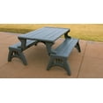 "Convertible Furniture, Convert a Bench 60"" Outdoor Patio Bench/Table ...