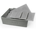 LotFancy, Cup and Mug Storage Box, Holds 12 Cups, Gray - Walmart.com