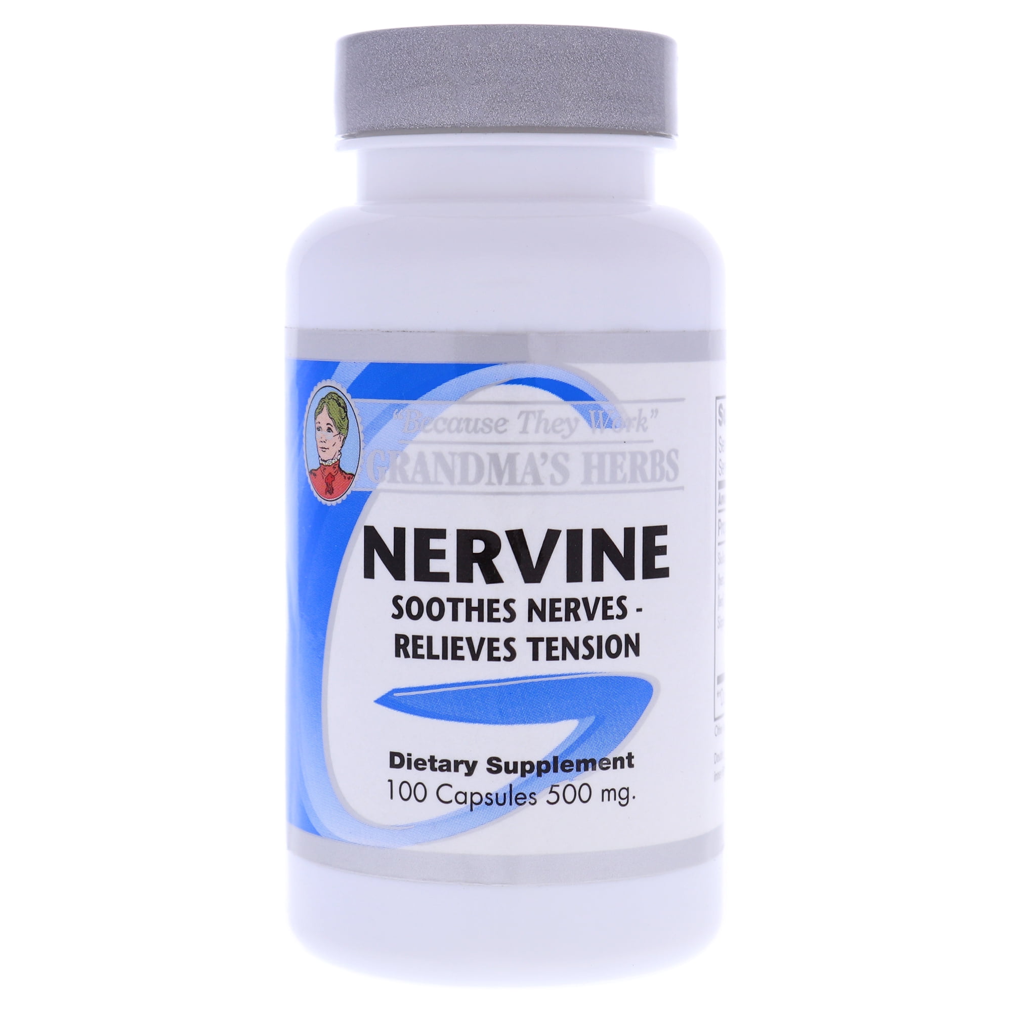 Cápsulas de Nervina Grandmas Herbs Grandmas Herbs Nervine Capsules ...