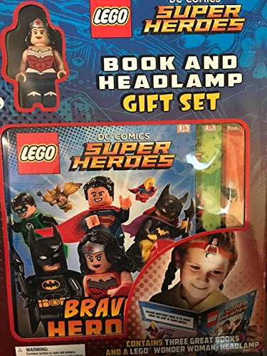 LEGO DC Comics Super Heroes Book and Headlamp Gift Set (3 Books and a ...