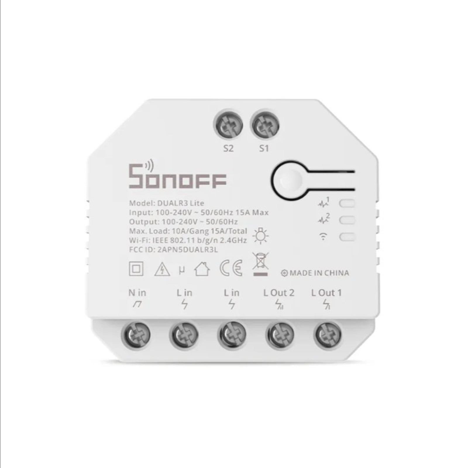 Click here for Sonoff Dualr3 Lite Dual Relay Wi-Fi Smart Switch M... prices