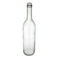 Home Brew Ohio 750ml Clear ScrewTop Wine Bottles and 28mm White Metal ...