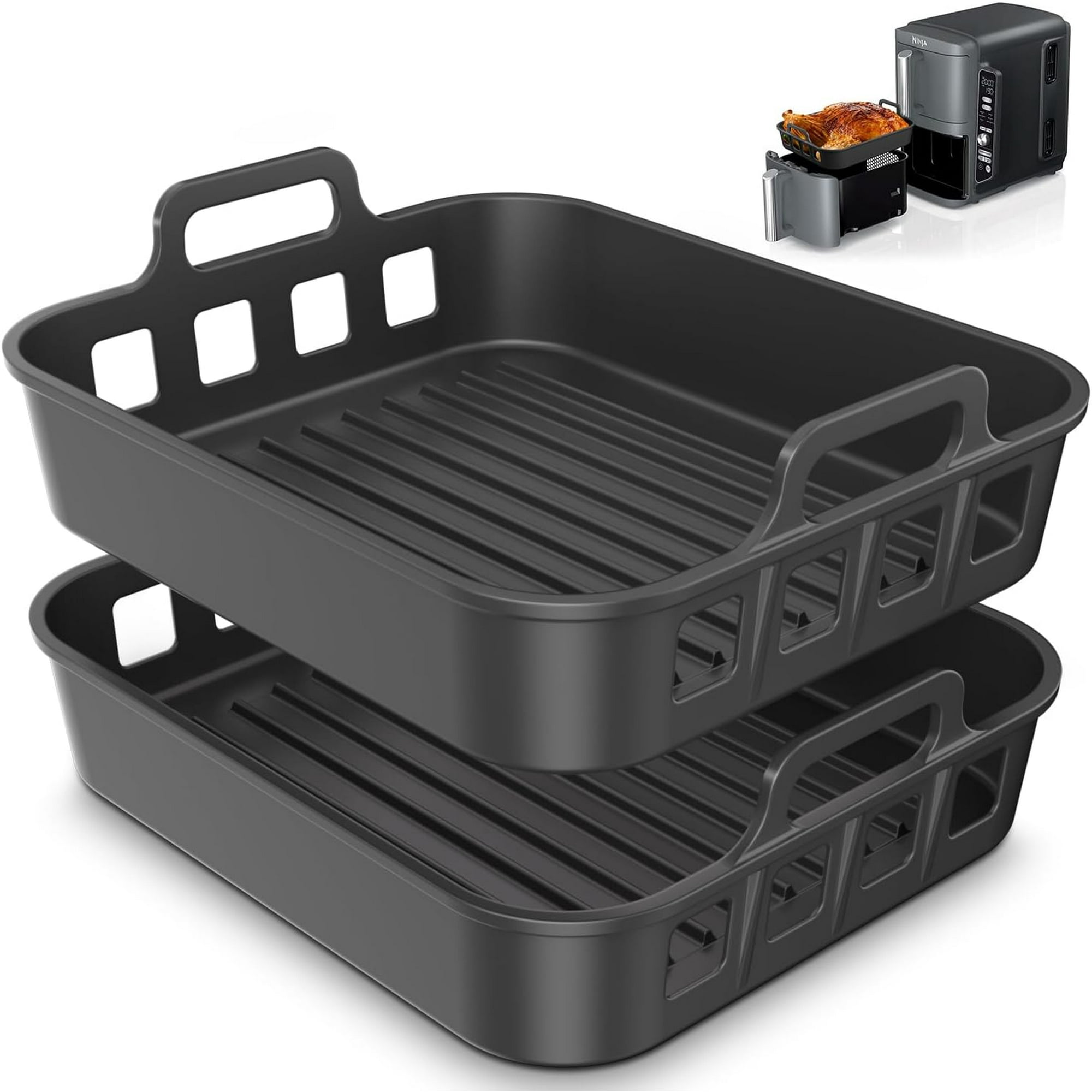 Click here for Starrism Silicone Air Fryer Liners For Ninja Sl401... prices