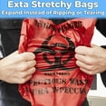 Mop Mob Biohazard Garbage Sacks, 24" Red Leakproof Trash Bags, 10 ...