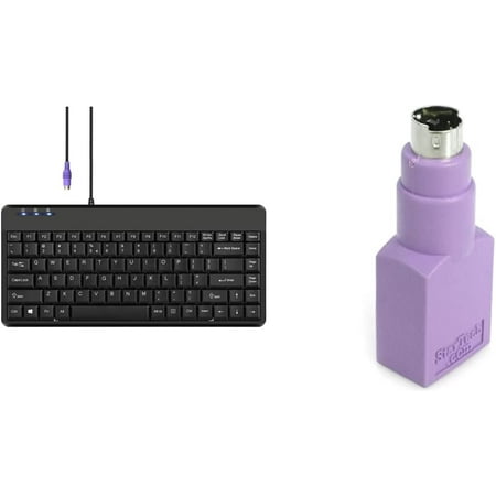 PERIBOARD-409P, Mini Keyboard - PS2 Interface - 12.40x5.79x0.79 Inch ...