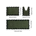 Bathroom Mat Set 3 Piece, Absorbent Bath Mat Non-Slip Bathroom Rug ...