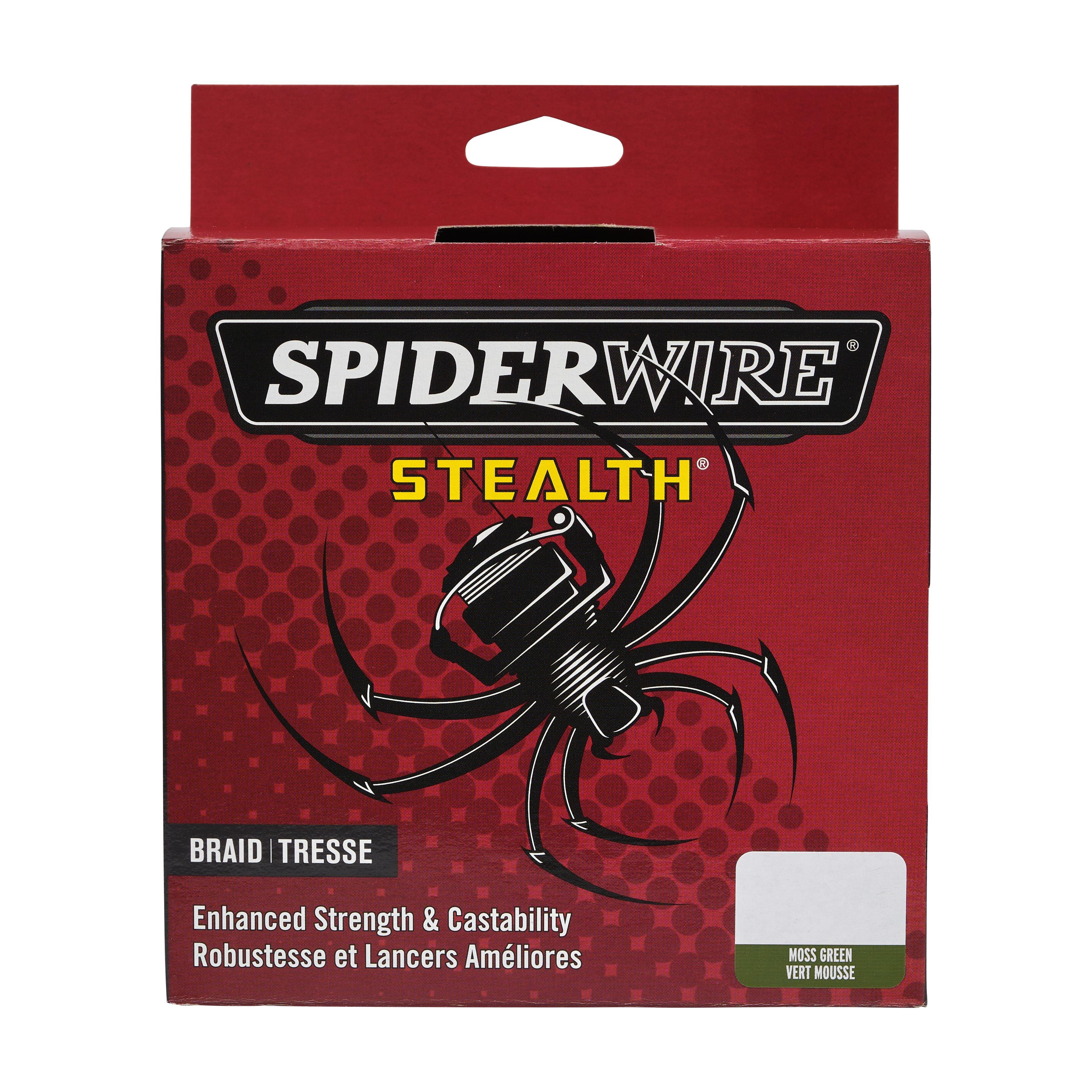 SpiderWire Stealth® Superline, Moss Green, 50lb | 22.6kg Fishing Line ...