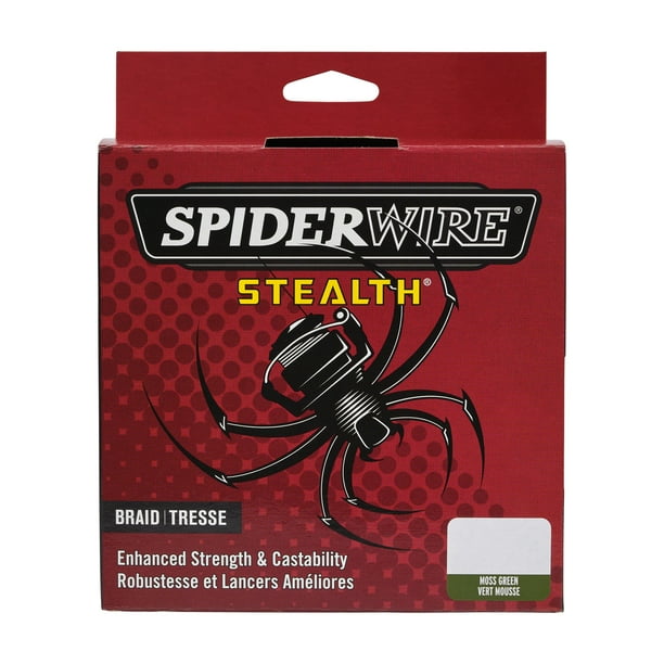 SpiderWire Stealth® Superline, Moss Green, 100lb | 45.3kg Fishing Line ...