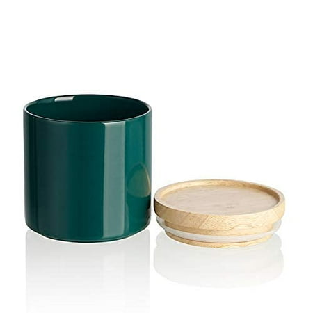 Sweejar Kitchen Canisters Ceramic Food Storage Jar, Stackable ...