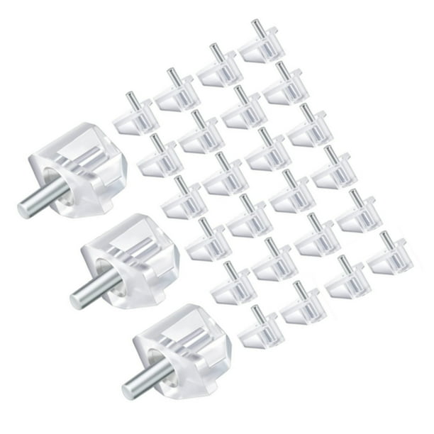 Decodeary 100 Pieces Shelf Support Nail Fixing Pin Easy Installation ...