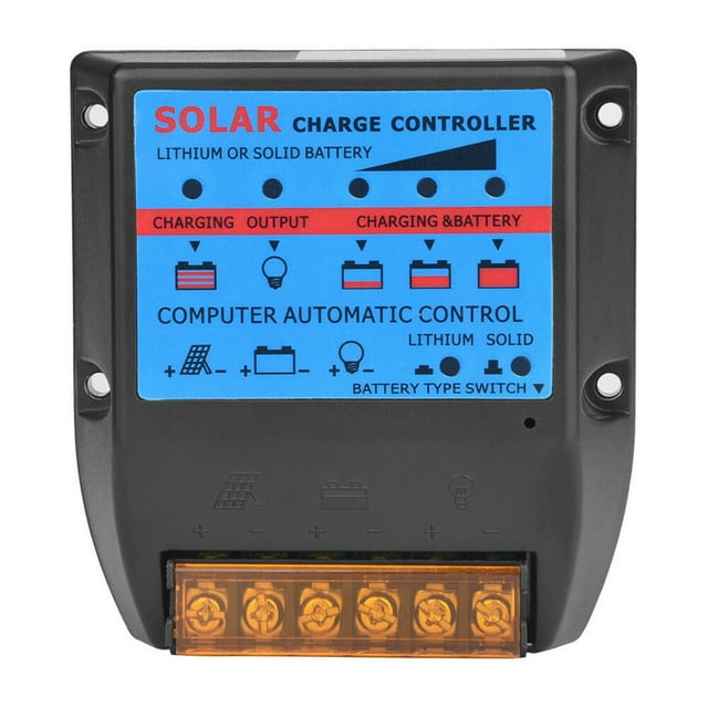 10/20/30/40/50A PWM Solar Panel Regulator Charge Controller 12V/24V ...