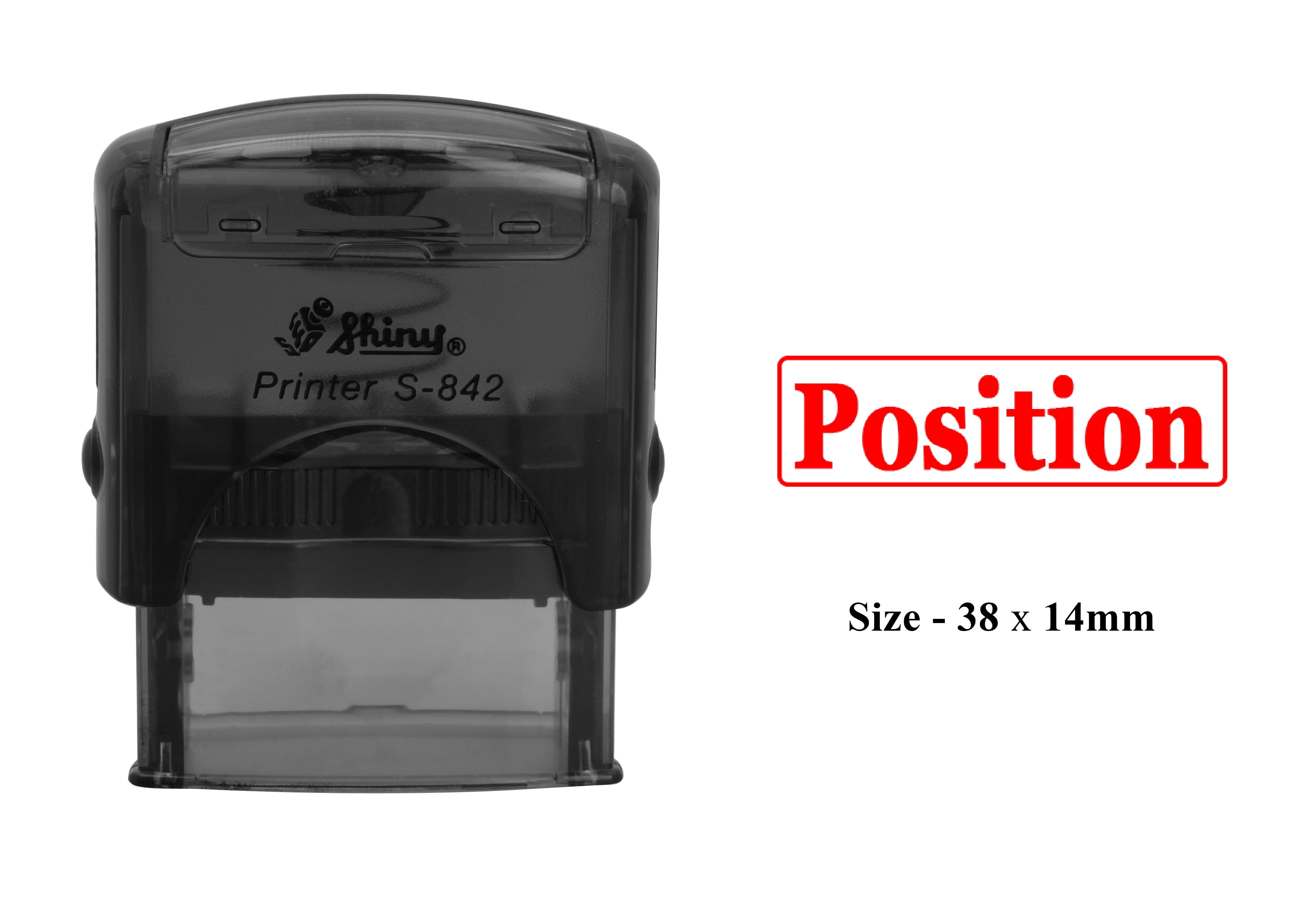 Position Shiny S-842 Self Inking Custom Office Use Custom Rubber Stamp ...