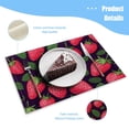BaHomeck placemats Set of 4 rectangle Linen Cotton Placemats for Dining ...