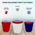 Blank Soft Foam Collapsible Party Cup Coolie (6 Pack, Pink) - Walmart.com