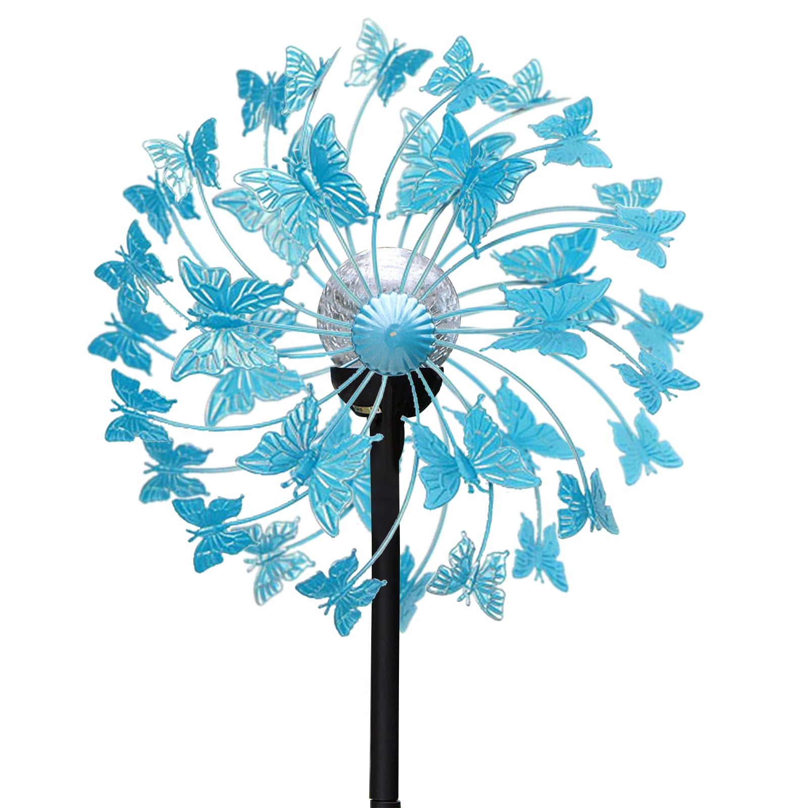 Solar Wind Spinners, Solar Wind Spinner with Metal Garden Stake, with ...