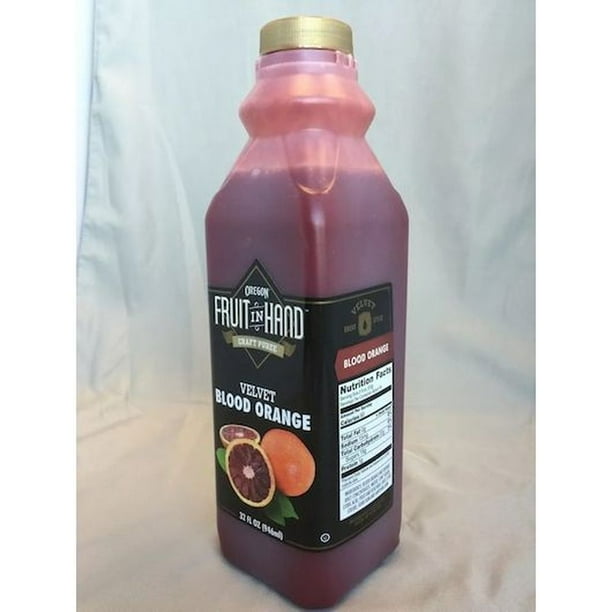 Oregon Fruit Blood Orange Velvet Craft Puree, 32 Fluid Ounce -- 6 per ...