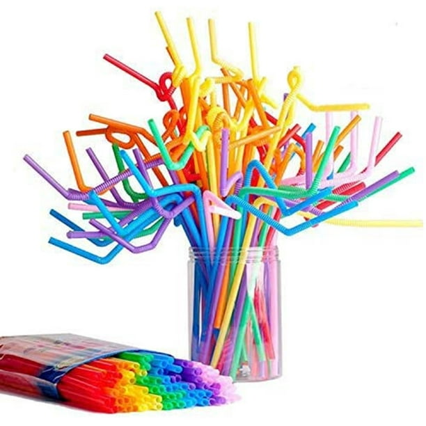 Casewin Flexible Straws 200pcs,Disposable Straws Colorful Disposable ... Casewin Flexible Straws 200pcs,Disposable Straws Colorful Disposable ...