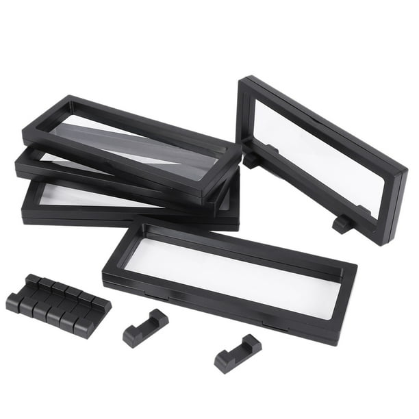 ckepdyeh 5-Piece Set Of 3D Display Cases - Transparent Plastic Display ...