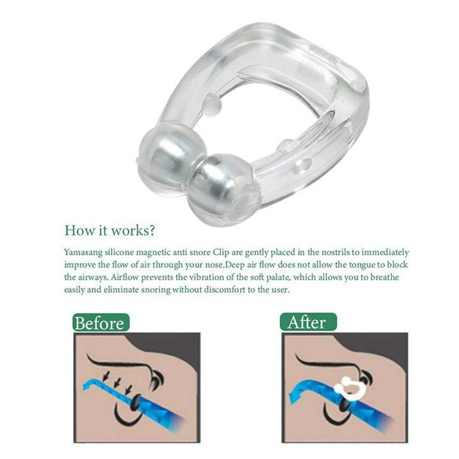 Click here for Viferr Nose Clip mini Physical Snore Ceasing Mini... prices