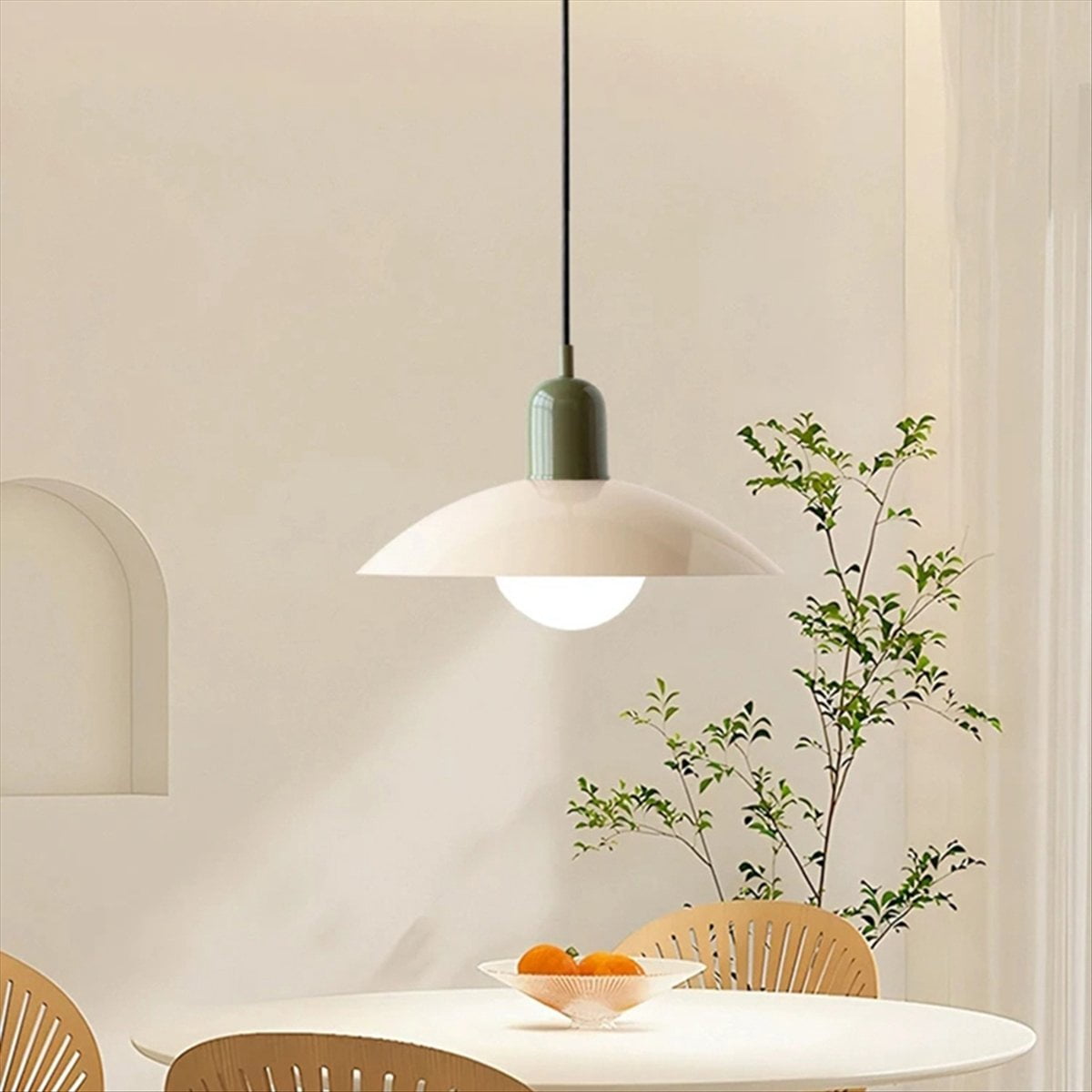 Click here for Unbranded Nordic Green Glass Pendant Light - Vinta... prices